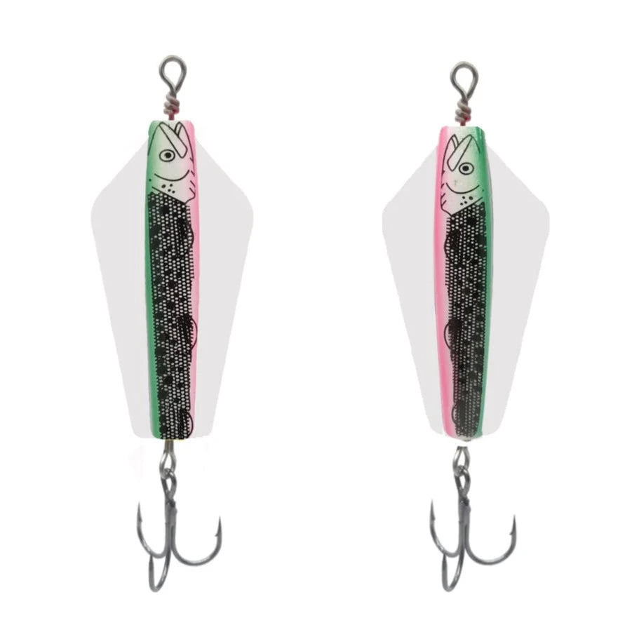 Torpedo Hydrofoil Spoons (Tazmanian Devil Lure) - SMALL – Bruces Marine ...